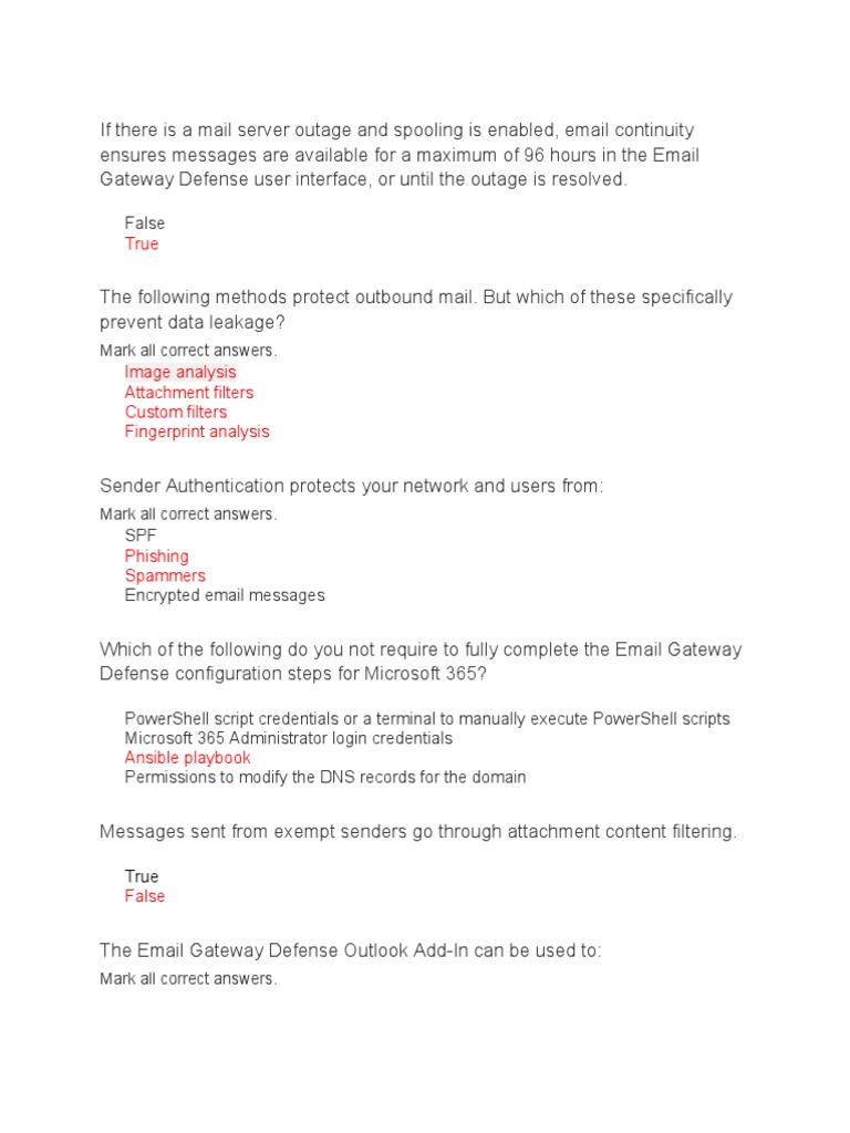 Email Gateway Defence | PDF | Email Spam | Security