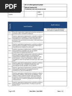 QMS, EMS Checklist | PDF | Quality Management System | Audit