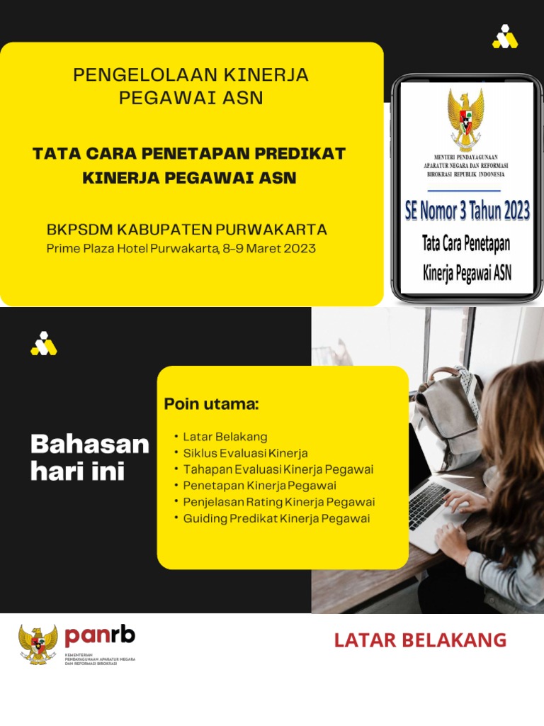 3. Tata Cara Penetapan Predikat Kinerja Pegawai ASN | PDF