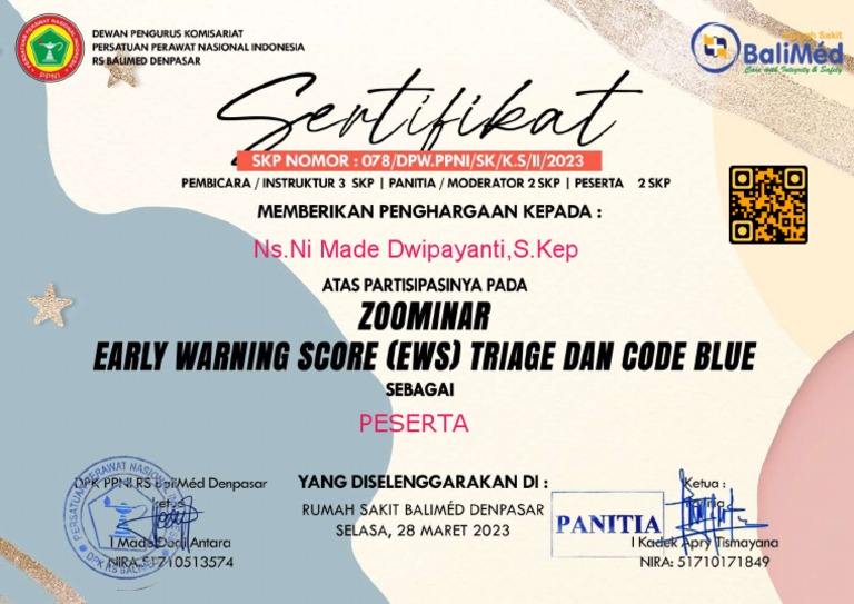 Sertifikat Webinar | PDF Sertifikat Webinar | PDF