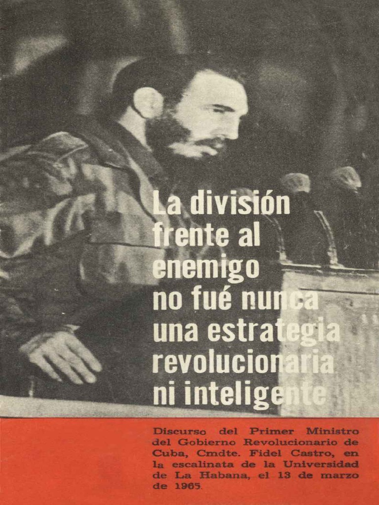 Fidel Castro - Discurso Del 13 de Marzo 1965 | PDF | Fidel Castro | Cuba
