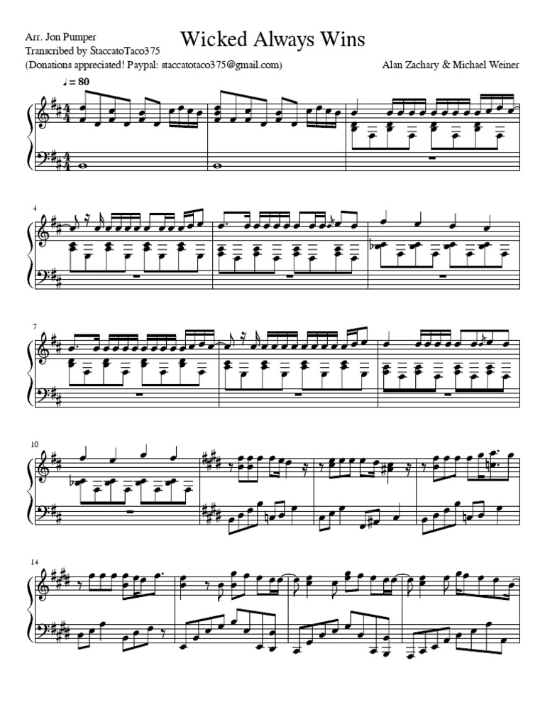 Wicked Always Wins | PDF