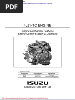 Isuzu Industrial Workshop Manual A 4ja1 A 4jb1 Models | PDF | Internal ...