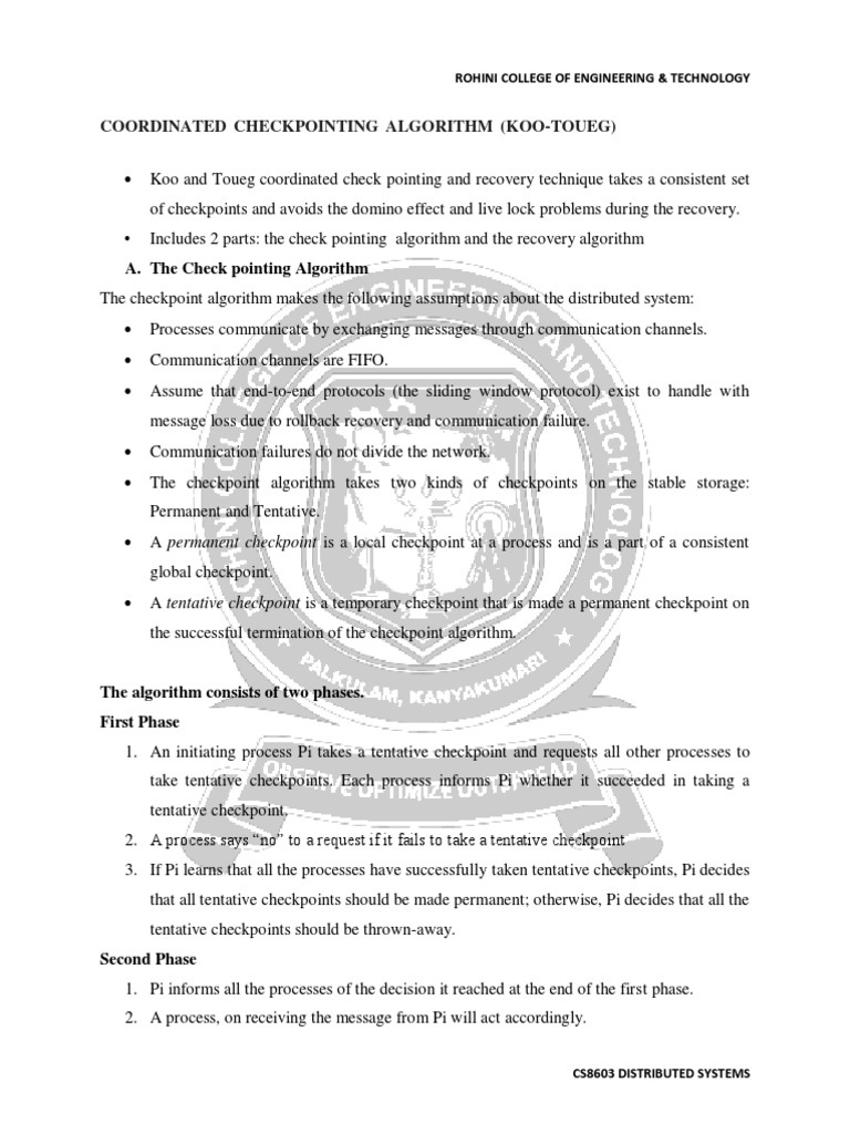 DS Part B 4 | PDF | Algorithms | Distributed Computing DS Part B 4 | PDF | Algorithms | Distributed Computing
