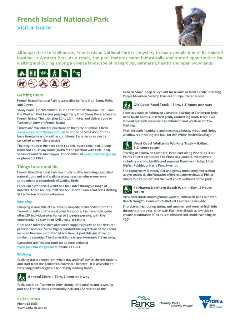 French Island Visitor Guide | Download Free PDF | Biogeography | Hydrology