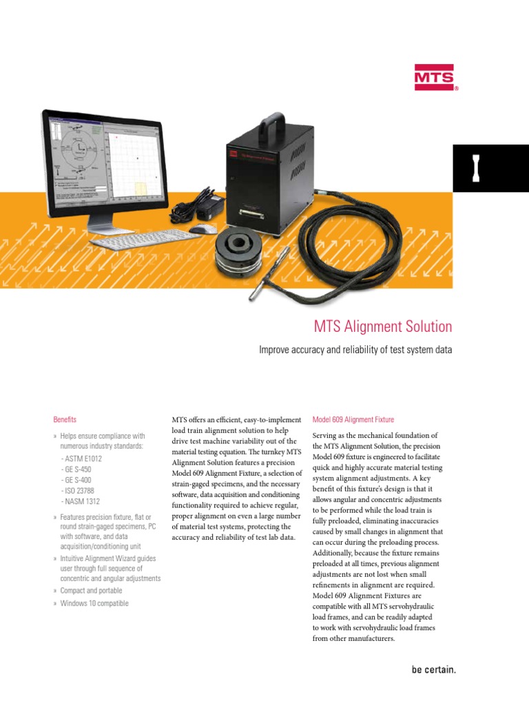 Mts Alignment Solution Brochure | Download Free PDF | Accuracy And ...