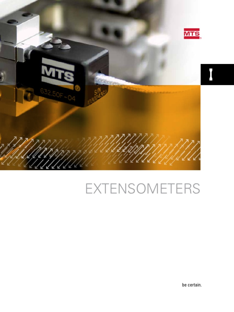 Mts Extensometer Catalog | PDF | Fatigue (Material) | Fracture