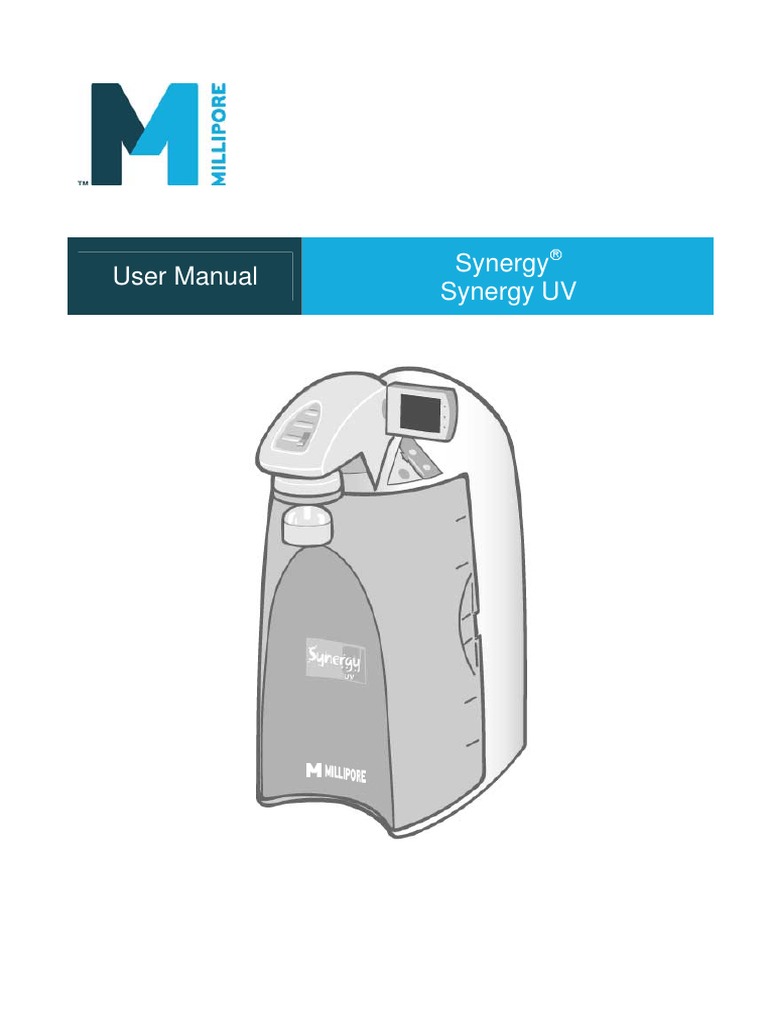 Millipore Water-Purifier Synergy-UV Manual | PDF | Trademark ...