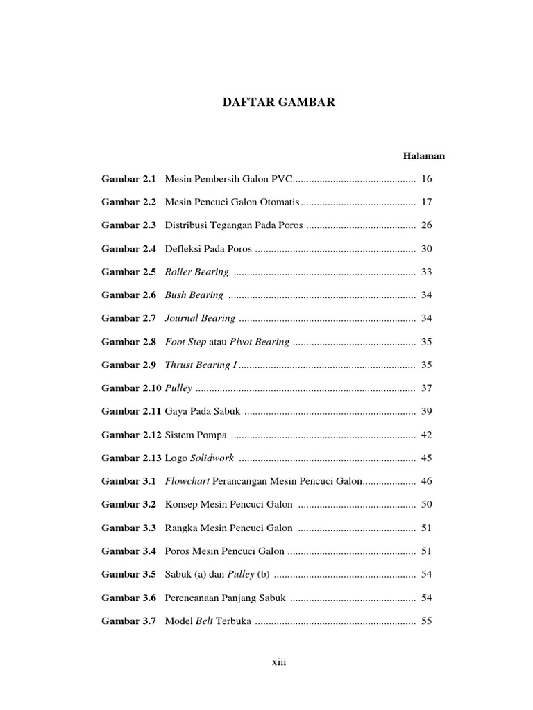 SKRIPSI Daftar Gambar | PDF