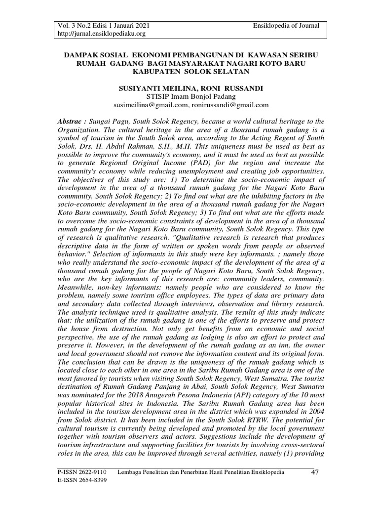 599 5435 1 PB | Download Free PDF | Tourism | Indonesia