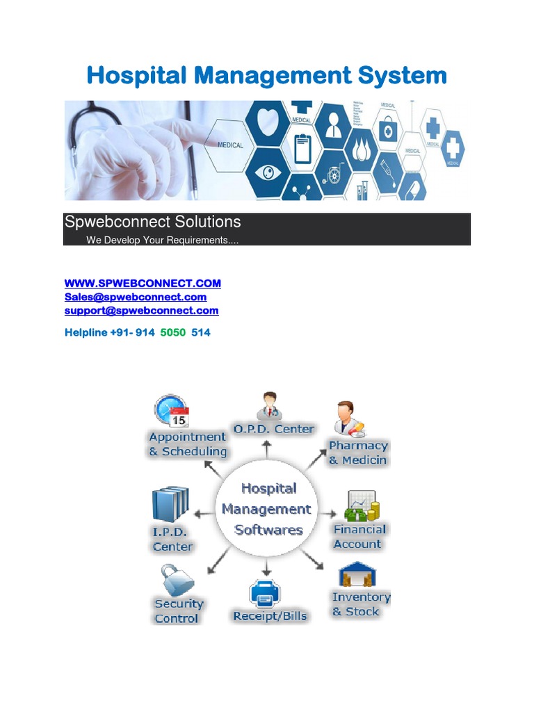 Hospital Manegment Software Pdf Hospital Health Care