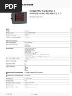 Schneider Electric - EM6400NG+ - METSEEM6400NGRSCL5 | PDF | Ac Power ...