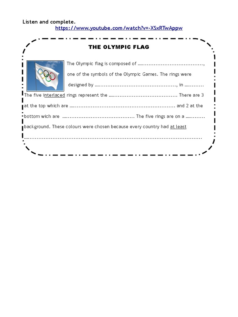 TheOlympic Flag WS | PDF