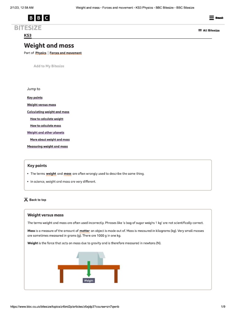WEIGHT | PDF