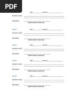 Receiving Document Template | PDF