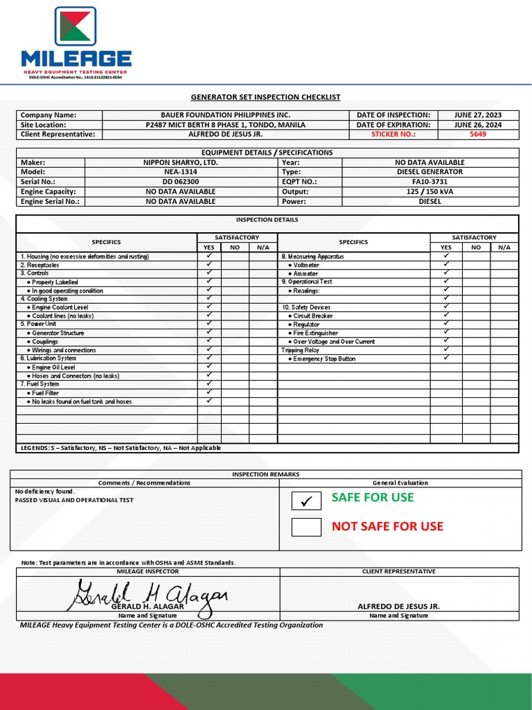 Genset 5649 | PDF | Electric Power | Electrical Components