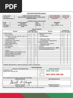 Rigging Equipment Inspection Checklist | PDF | Rope | Wire