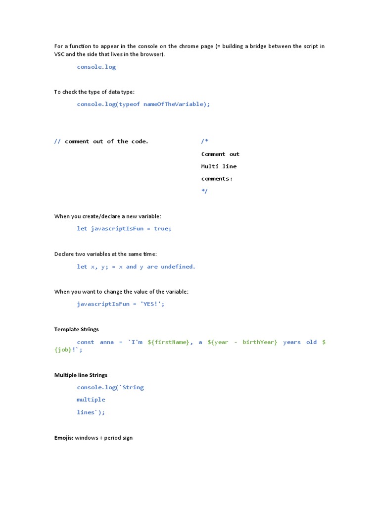 Java Notes | PDF | Variable (Computer Science) | Java Script Java Notes | PDF | Variable (Computer Science) | Java Script