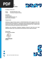 Surat Permohonan Perubahan No Rekening | PDF