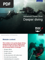 BSAC Nitrox Decompression Tables | PDF