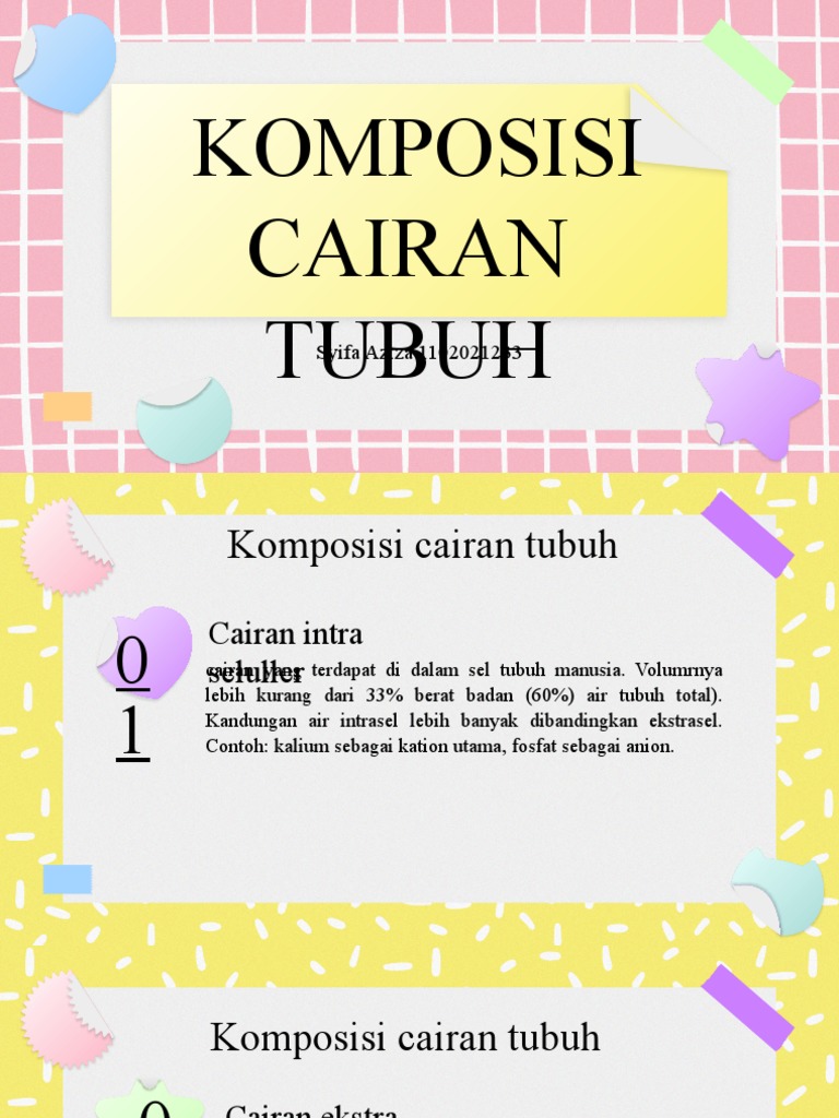 2.1 Komposisi Cairan Tubuh | PDF