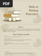 Week 9. 1. Dula Sangkap at Elemento NG Dula | PDF