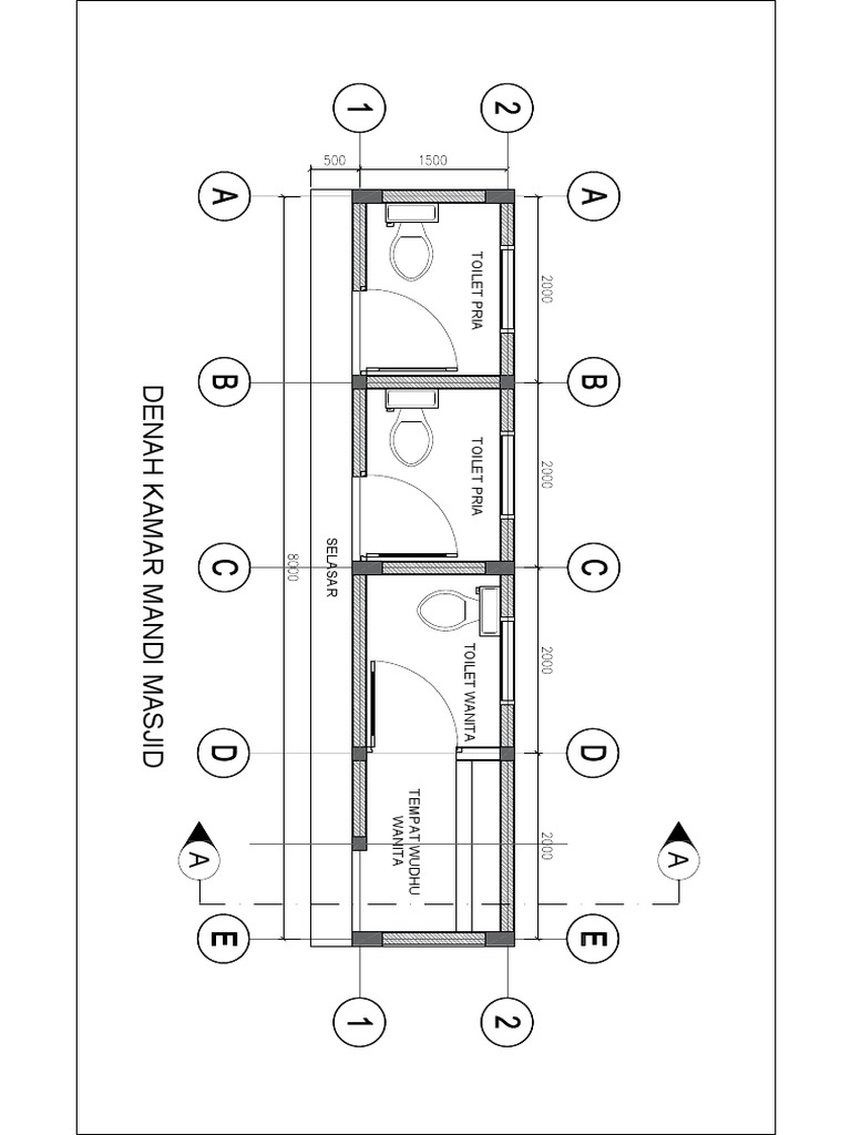 Contoh Gambar Toilet | PDF