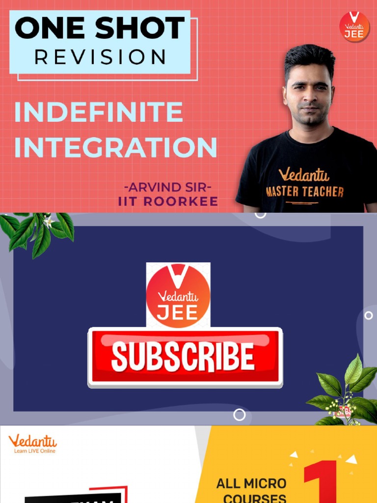 Indefinite Integration in One Shot | PDF