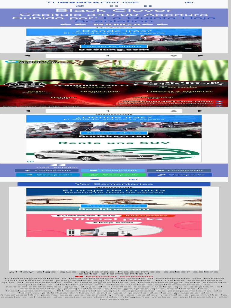 Black Clover - Capítulo 340.00 Apertura - La Quin | PDF