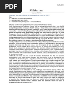 Understanding Militarism and Its Examples | PDF