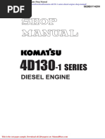 Komatsu SAA6D140E-5 Engine Manual | PDF | Piston | Vehicle Technology