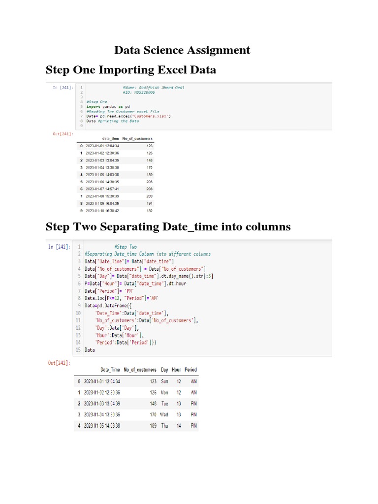 Data Science Assignment Pdf
