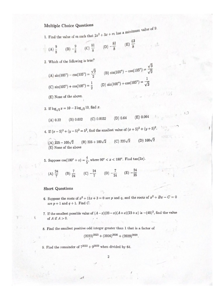 SMO_Senior_2023 | PDF