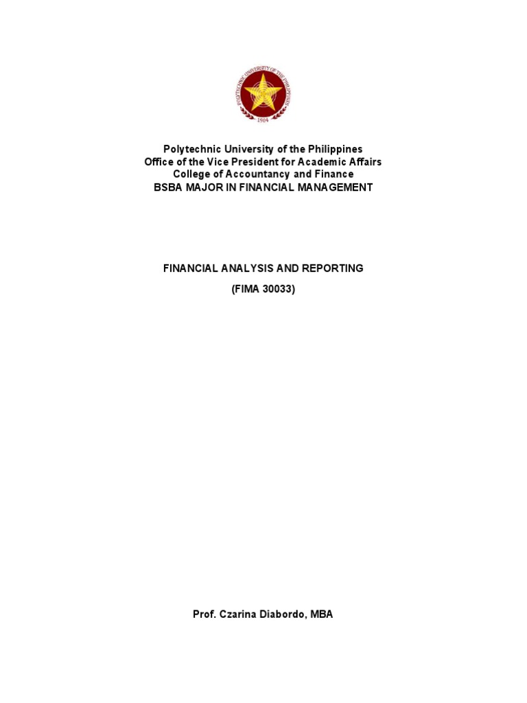 Financial Analysis and Reporting Module | PDF | Banks | Equity (Finance)