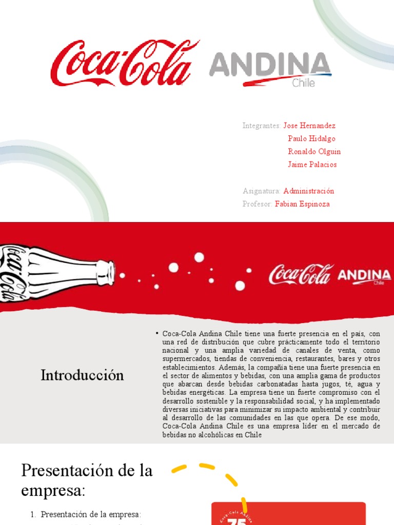 Coca Cola Andina | PDF | Marketing | Coca Cola