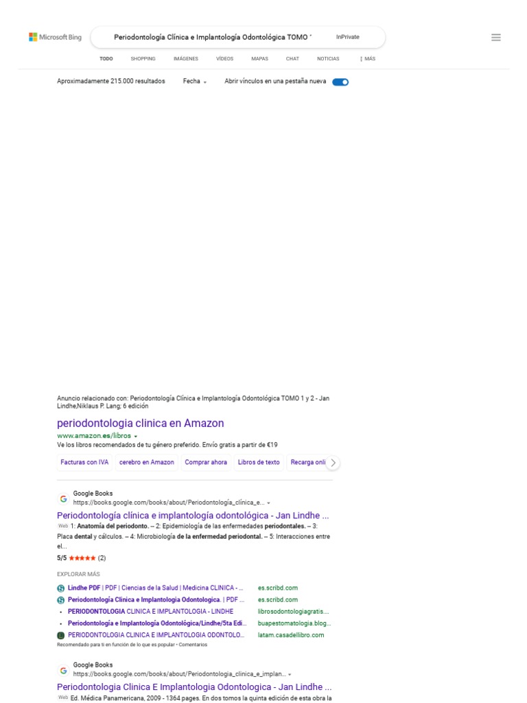 Periodontología Clínica e Implantología Odontológica TOMO 1 y 2 - Jan ...