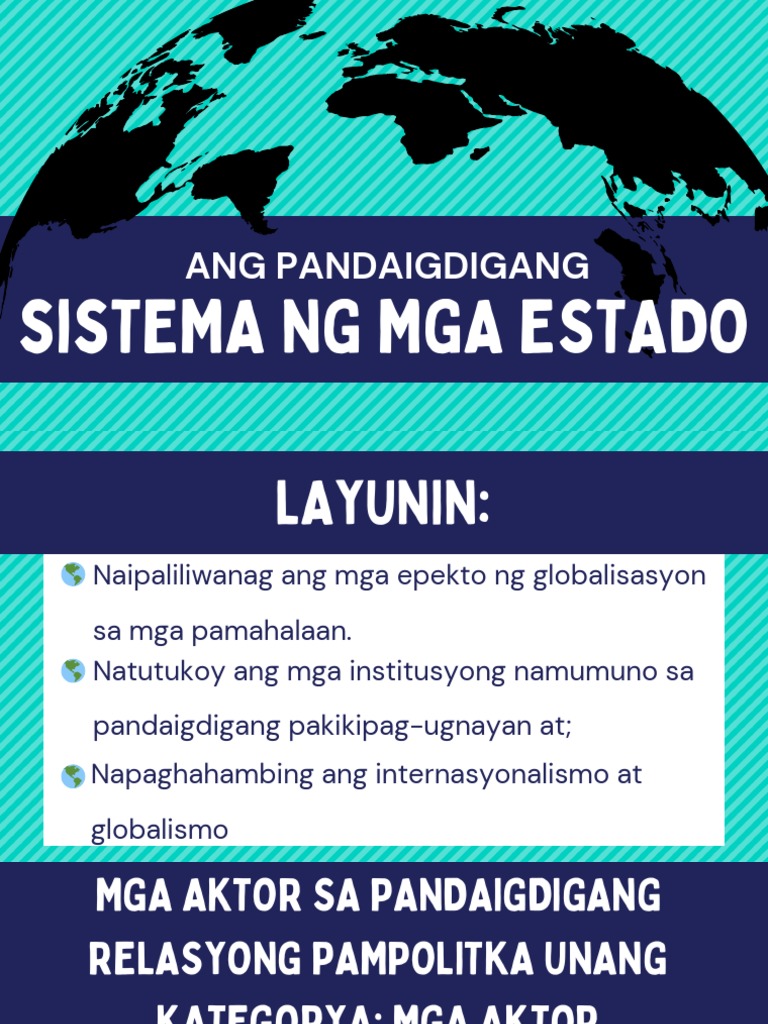 Ang Pandaigdigang Sistema NG Mga Estado | PDF Ang Pandaigdigang Sistema NG Mga Estado | PDF