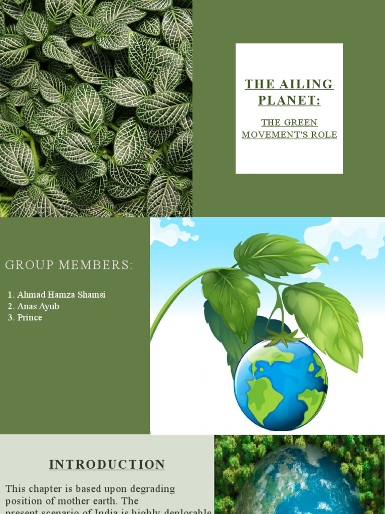 The Ailing Planet | PDF | Climate Change | Greenhouse Gas