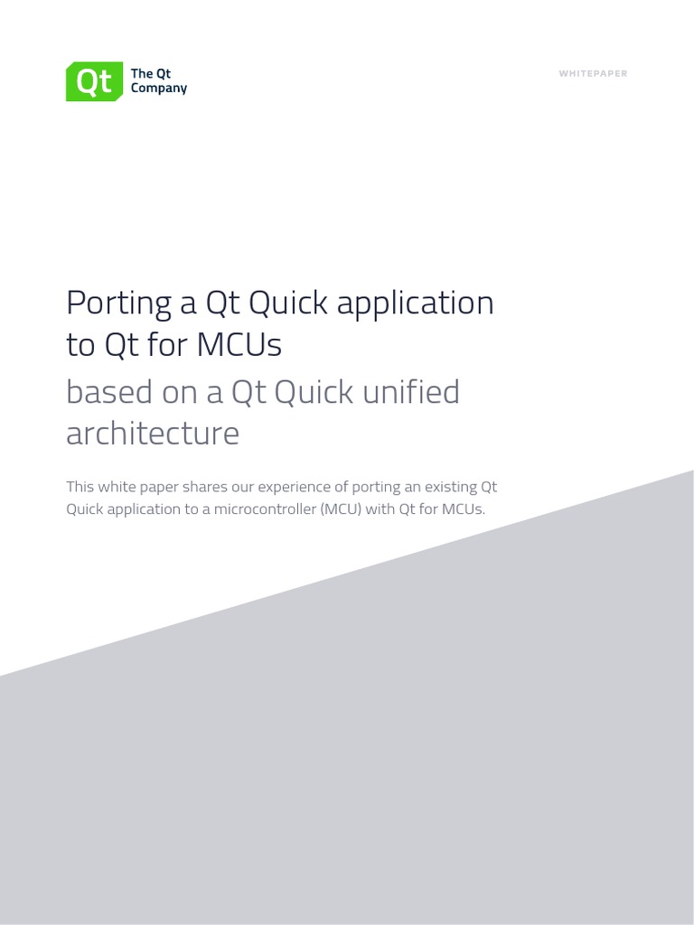 Porting A Qt Quick Application To Qt For Mcus Pdf Microcontroller