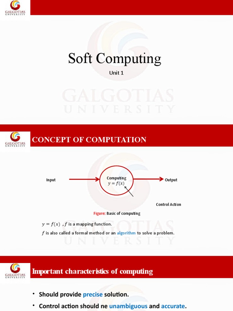 Soft Computing-Unit1 | PDF | Fuzzy Logic | Artificial Neural Network