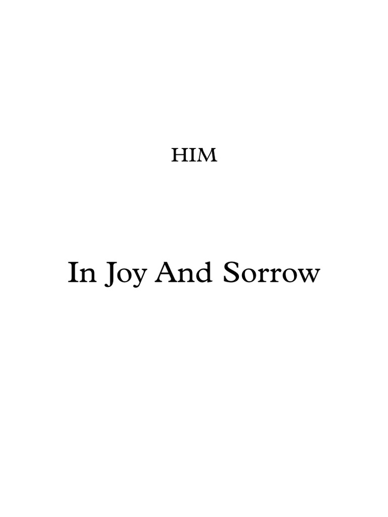 Him - in Joy and Sorrow | PDF