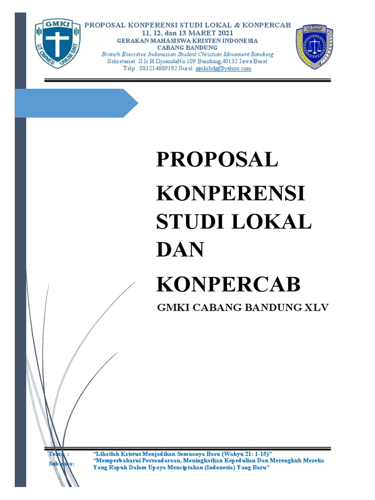 PRPOSAL KSL DAN KONPERCAB XLV TTD Digital | PDF