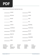Worksheet Synonyms Antonyms Grade 5 | PDF | Linguistics | Grammar