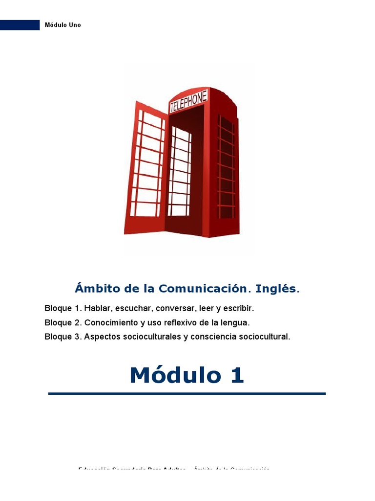 Ingles Modulo 1 | PDF | Lingüística