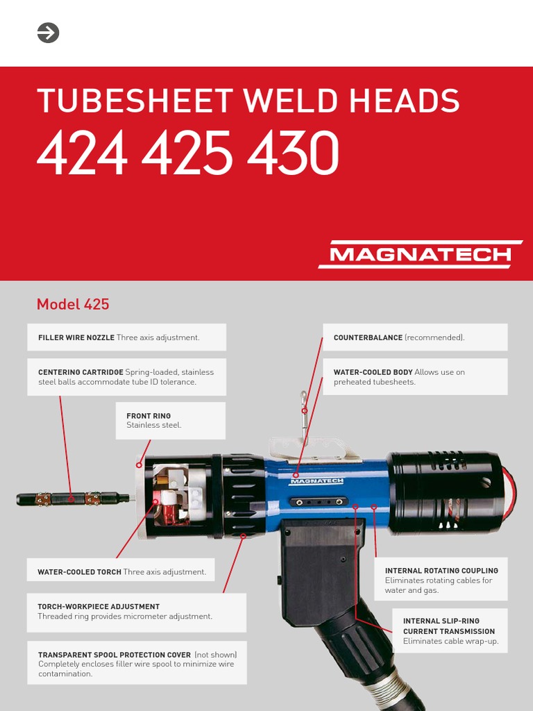 Magnatech Tubesheet Orbital | PDF | Welding | Construction