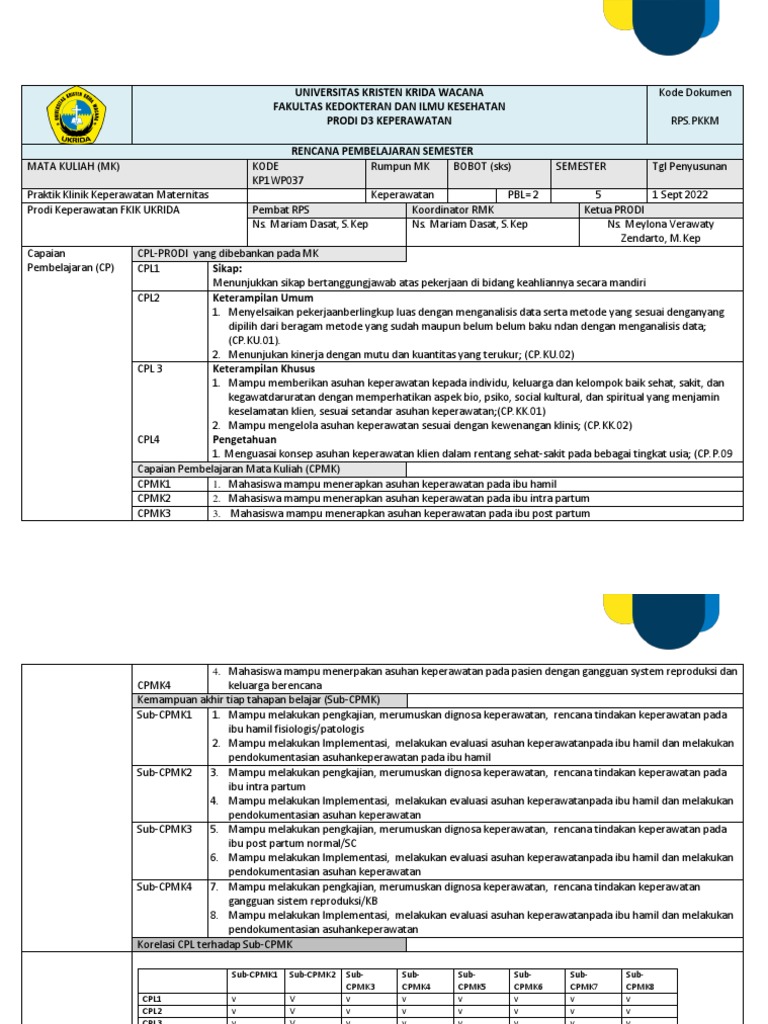 RPS Obe | PDF | Sains & Matematika
