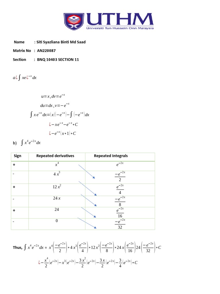 Assignment Math Sem 1 | PDF