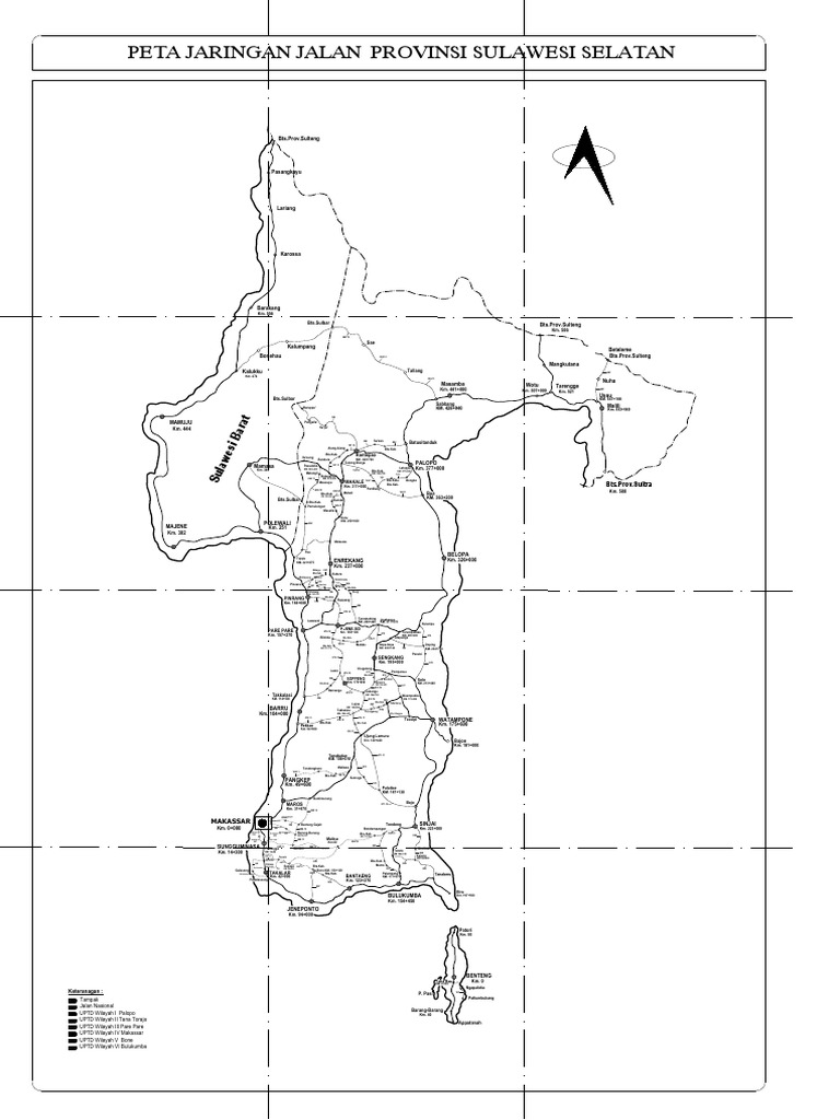 Peta Jalan Provinsi Sulawesi Selatan | PDF