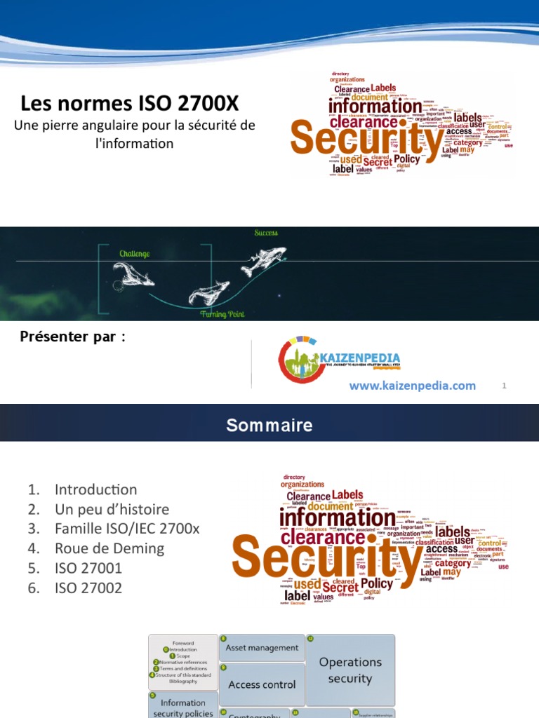 Les Normes ISO 2700X: Une Pierre Angulaire Pour La Sécurité de L'information | PDF | Sécurité ...