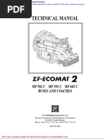 ZF Service Error Code List | PDF